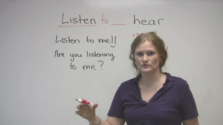 终于明白 Listen 和 Hear 两个单词的区别了!