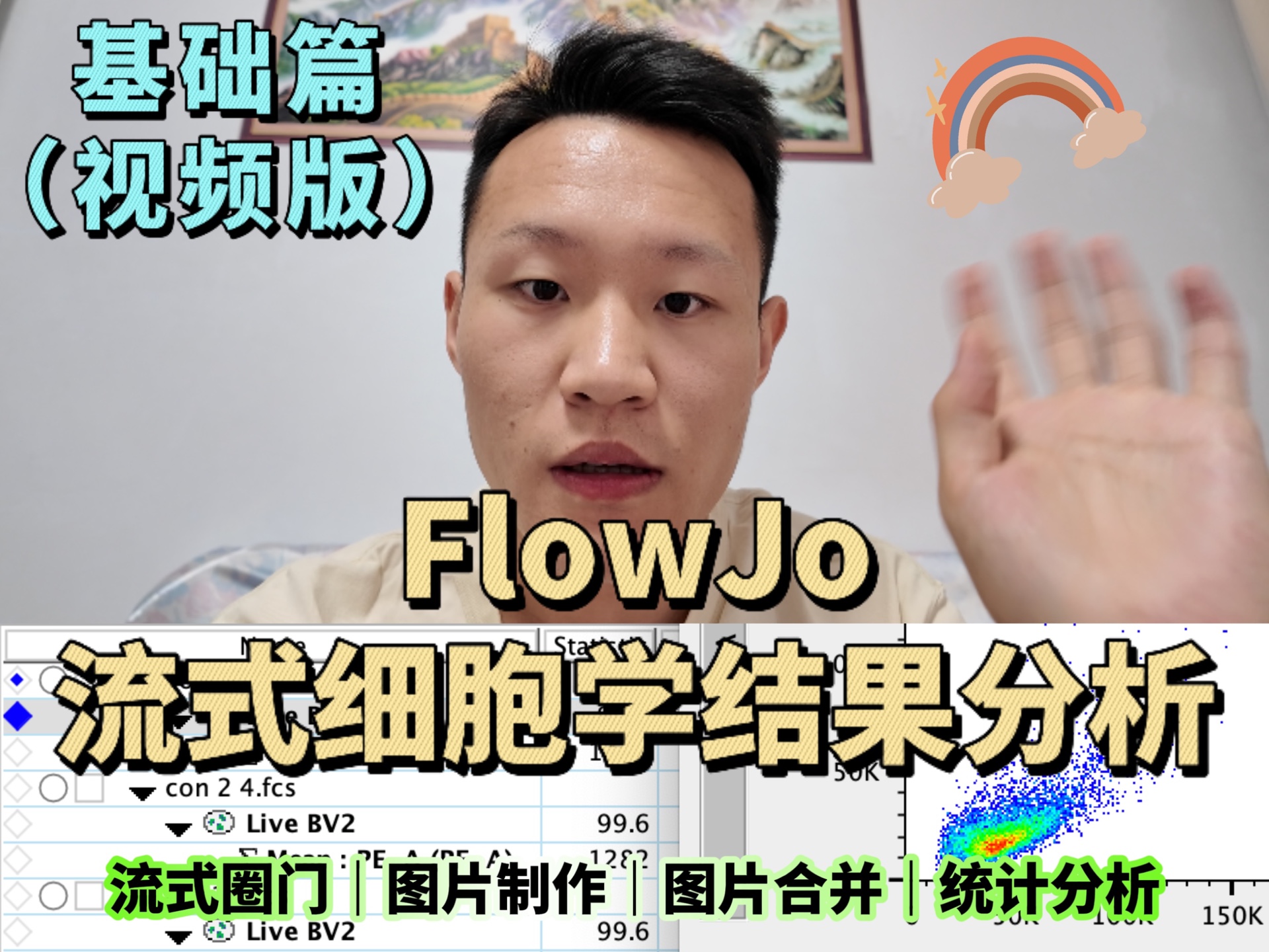 FlowJo流式细胞学结果分析