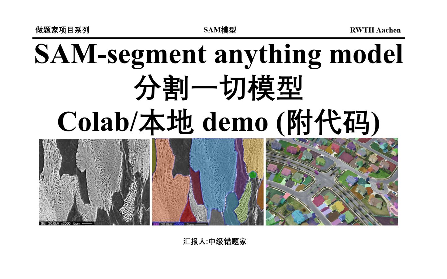 sam模型 分割一切模型 colab meta ai segment anything model