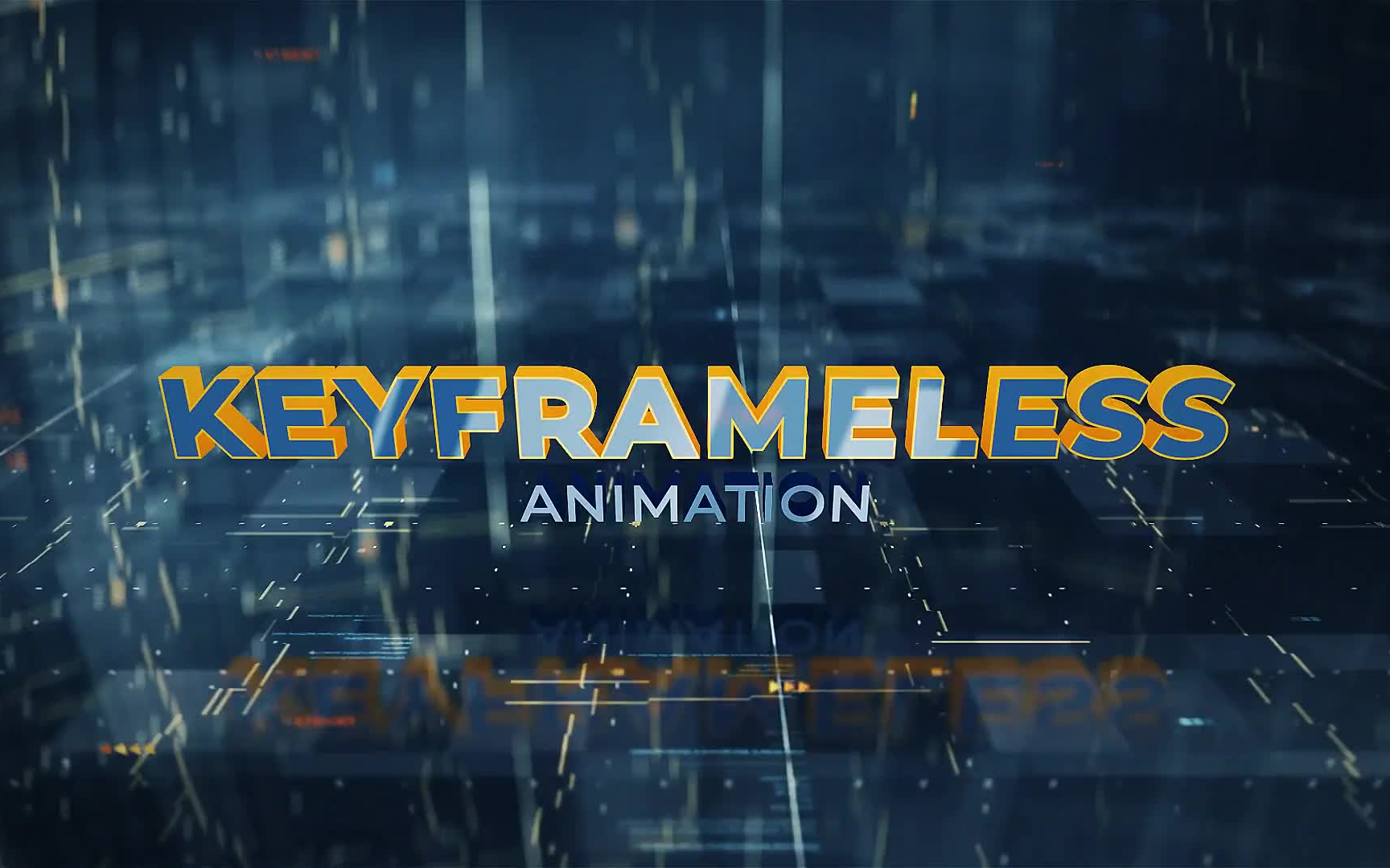 AE模板-高科技3D介绍性标题模板科技开场白视频模板科技演示文稿...