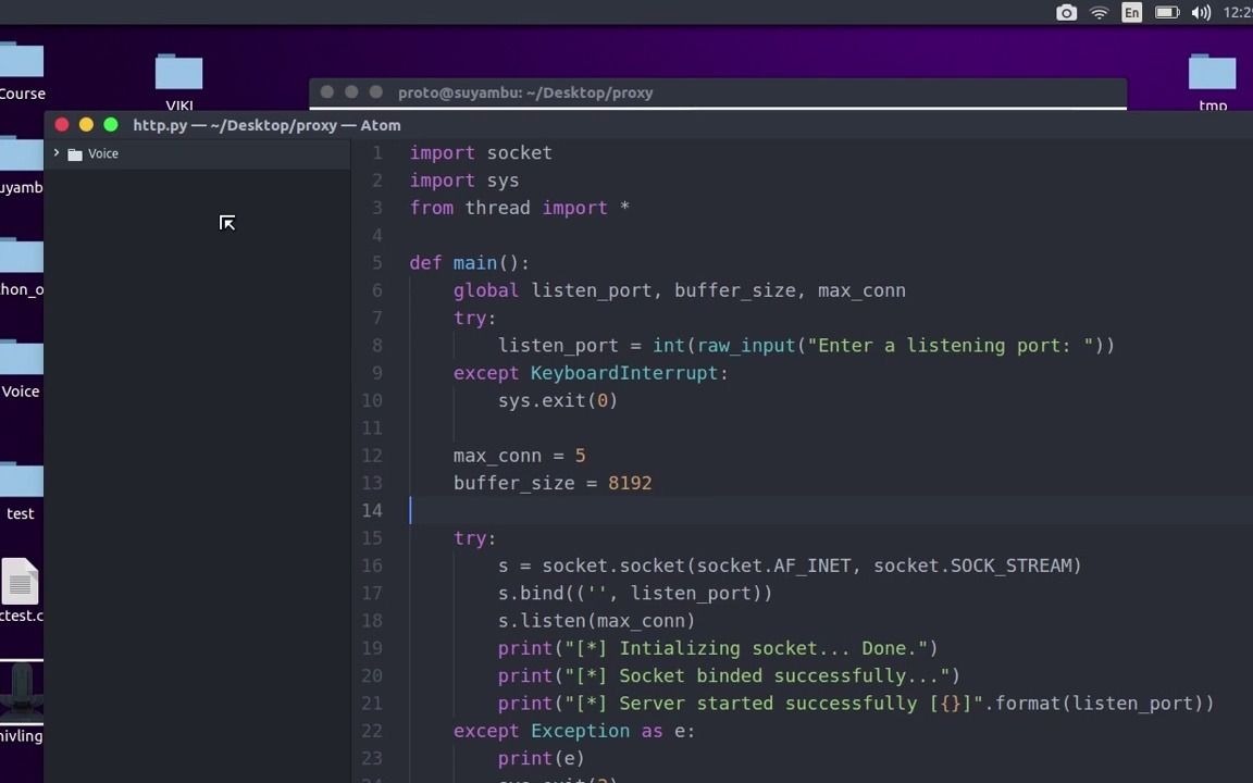 python写一个简单的http代理