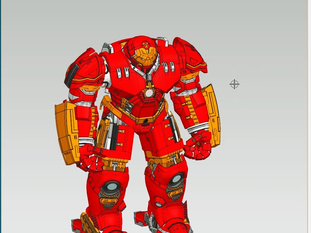 UG钢铁侠3D模型分享