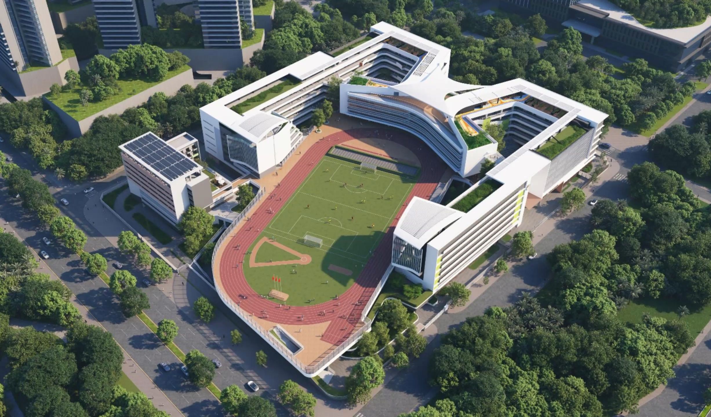 ...九年一贯制学校项目施工总承包施工阶段BIM综合应用成果视频介绍