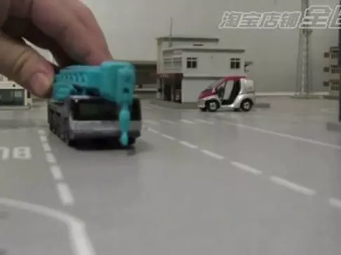 TOMY多美卡合金车模长款工程车