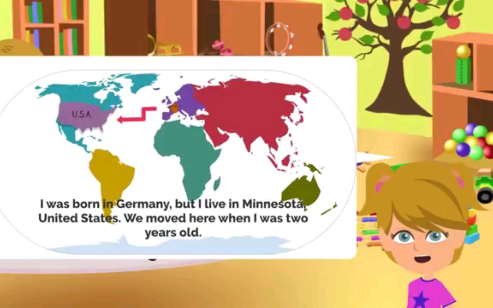 简单英语动画系列-自我介绍与新朋友见面