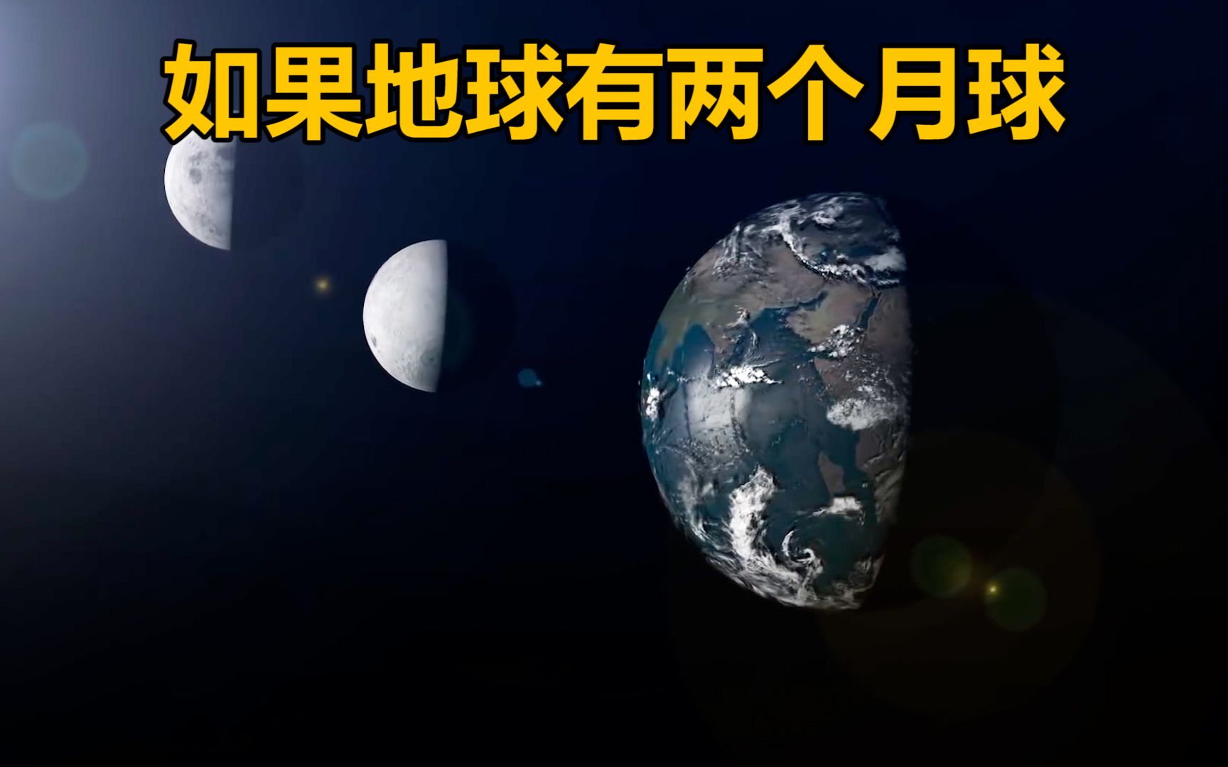 如果地球有两个月亮,会发生什么呢