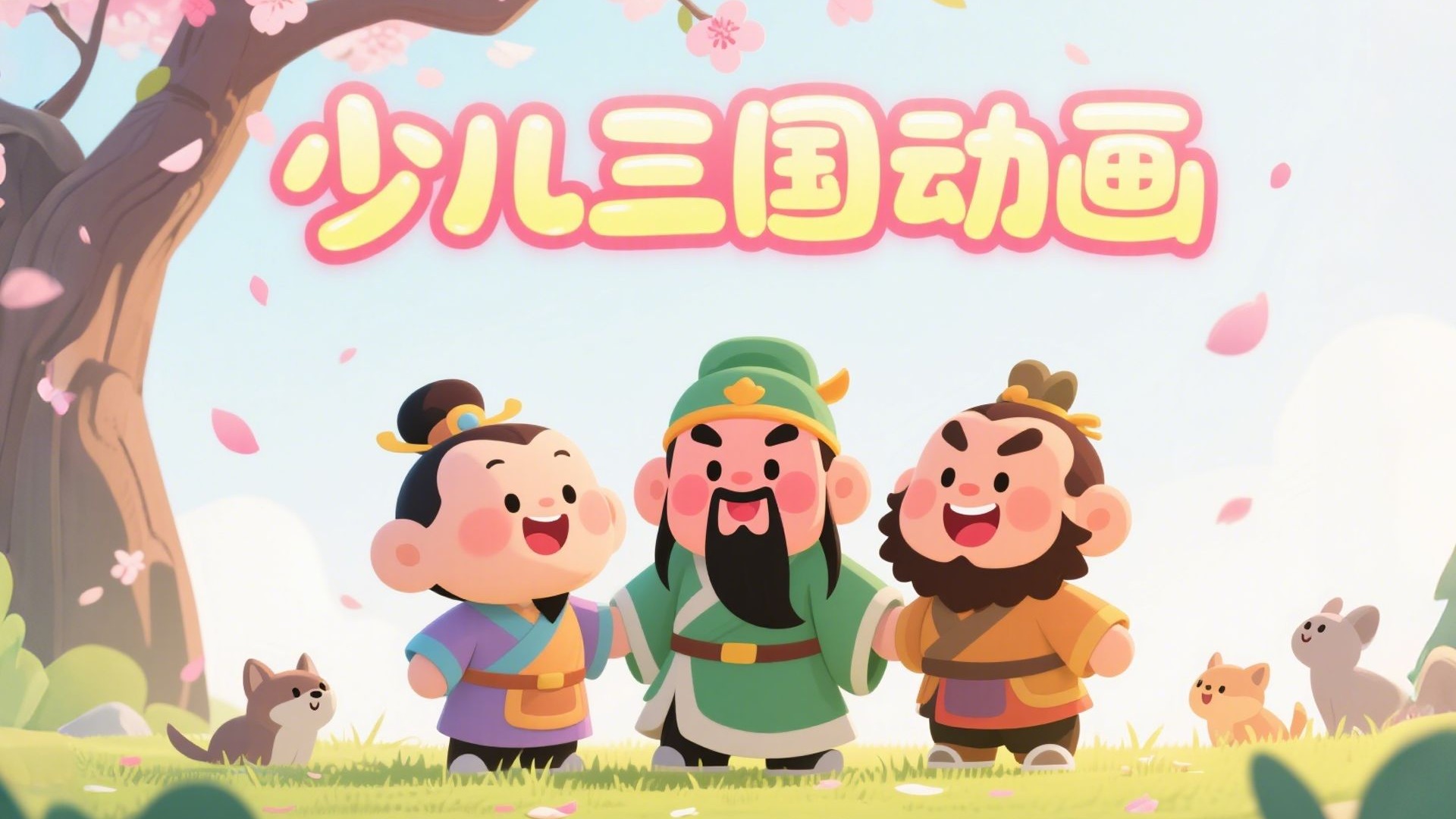 给孩子看的《三国演义》动画,让孩子了解我们中华的传统文化故事!