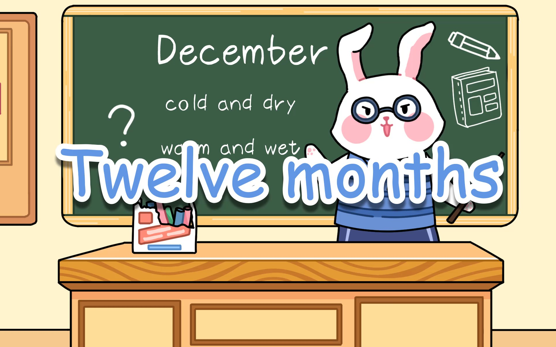 小学英语歌 Twelve Months(A friend in Australia)