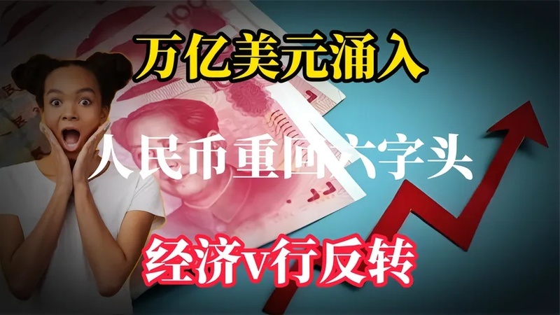 万亿美元涌入,刺激计划不断,人民币重回六字头,经济v行反转