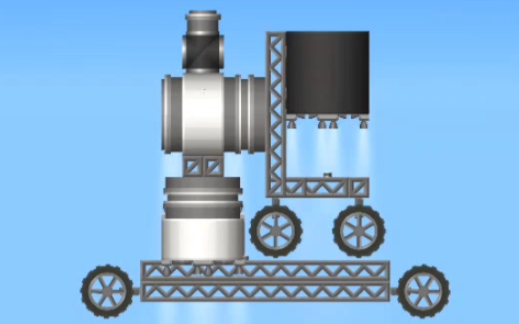 [航天模拟器](11)宇航员+车+旗帜?!