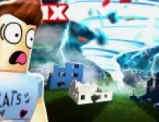 小格解说 Roblox 圆顶灾害模拟器:躲避哥斯拉攻击!还有喷火龙?