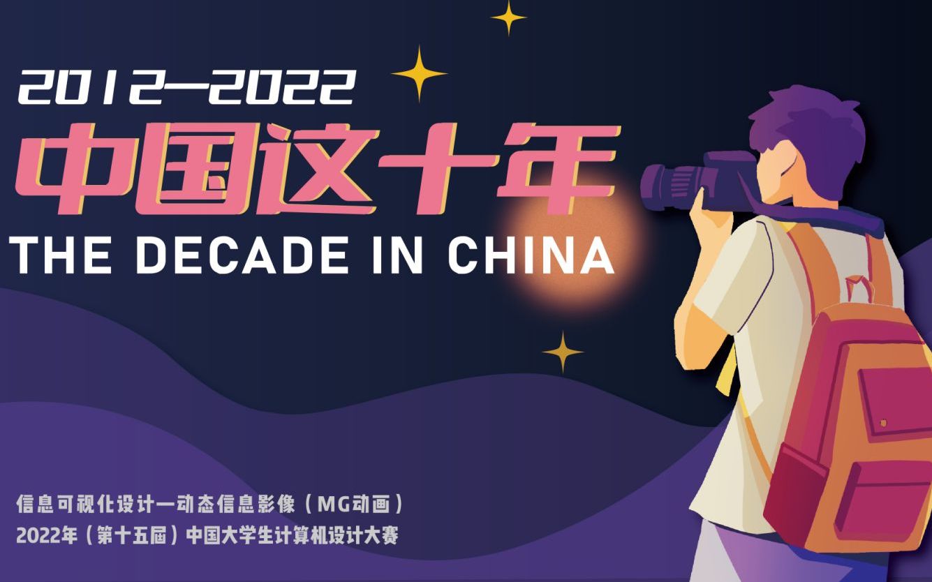 《中国这十年·2012-2022》全国大学生计算机大赛参赛作品