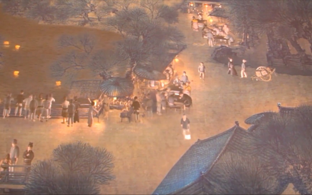 ...河图》动起来,也太震撼了吧!曾经繁盛的北宋仿佛就在眼前!#历史 #古画