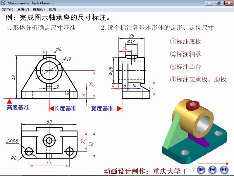 机械制图-5.15组合体尺寸标注
