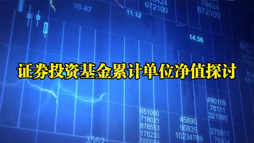 证券投资基金累计单位净值探讨