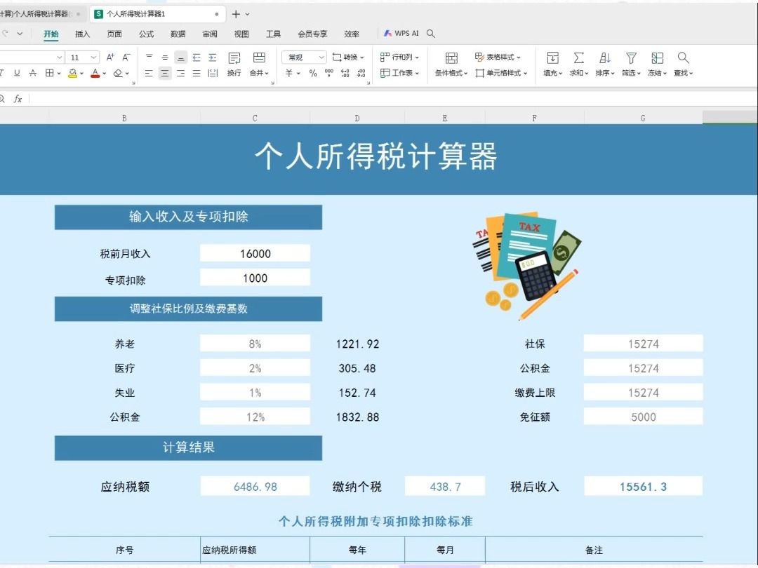 作为会计还不知道个人所得税怎么计算吗?其实很简单,教你用一张表格...