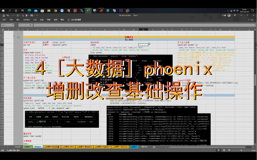 4 [大数据] phoenix 增删改查基础操作