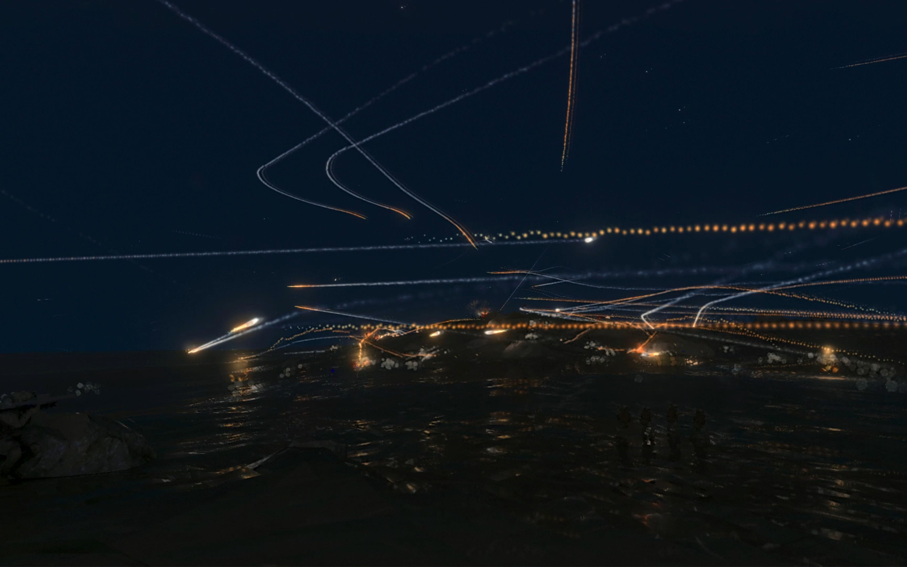 【战地模拟器测试】200位强者斗气化剑!但是在现代