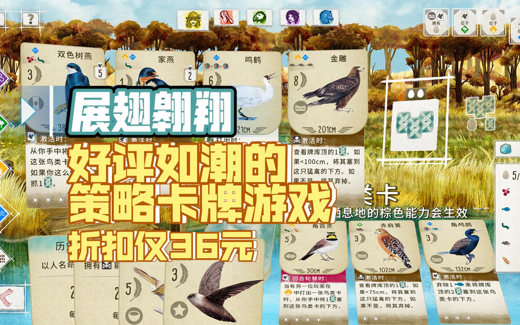 今年最喜欢的卡牌游戏,真的太爱了!【展翅翱翔】【STEAM游戏推荐】