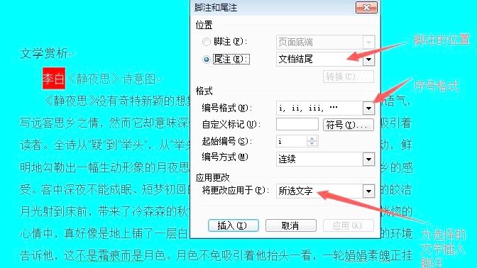Word文档中脚注与尾注的使用方法与技巧,快来学习一下吧
