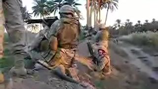 战争实录:美军海军陆战在伊拉克与敌人作战现场