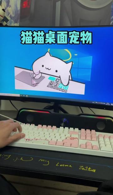 这么可爱的桌宠猫你养了吗