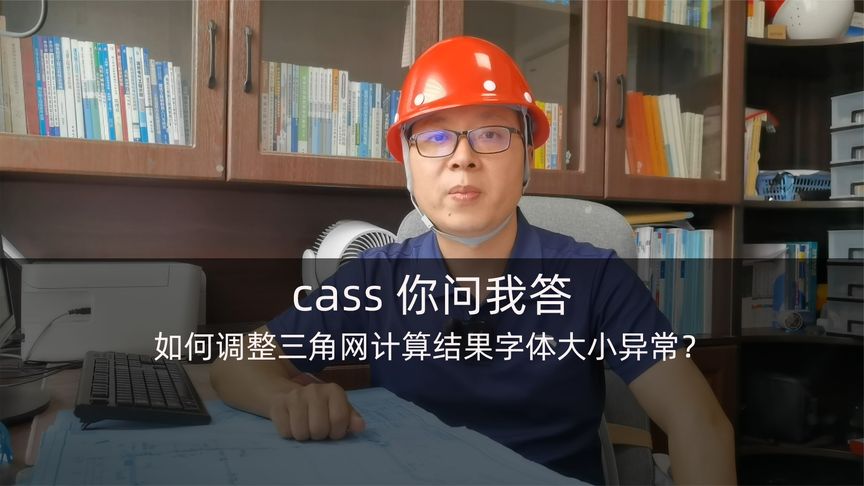 如何调整三角网计算结果字体大小异常