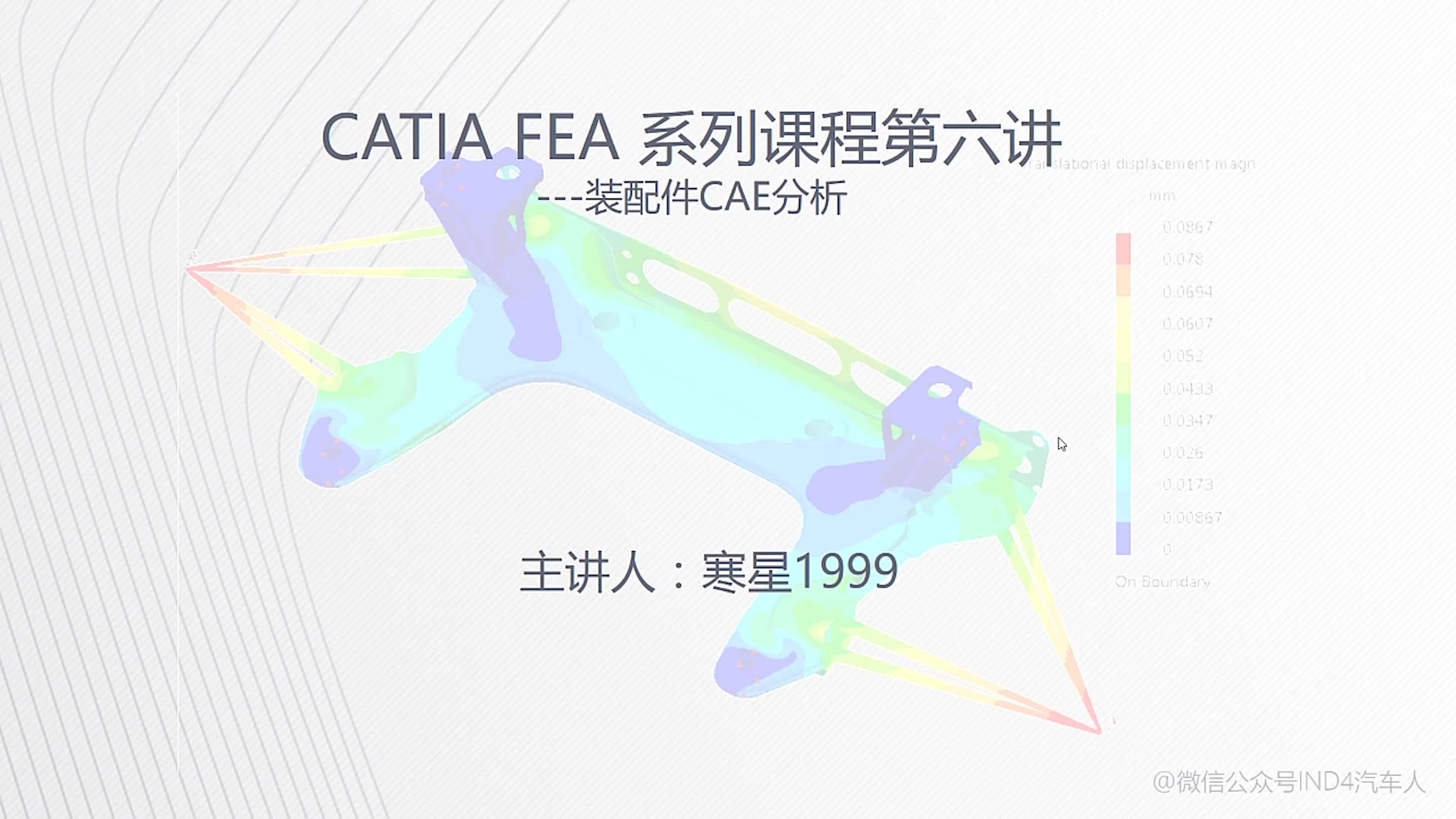 IND4汽车人:CATIA有限元分析第六讲---装配件CAE分析