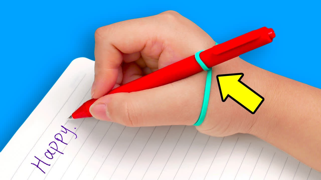 今天才发现,学握笔还有这4种小妙招,一学就会