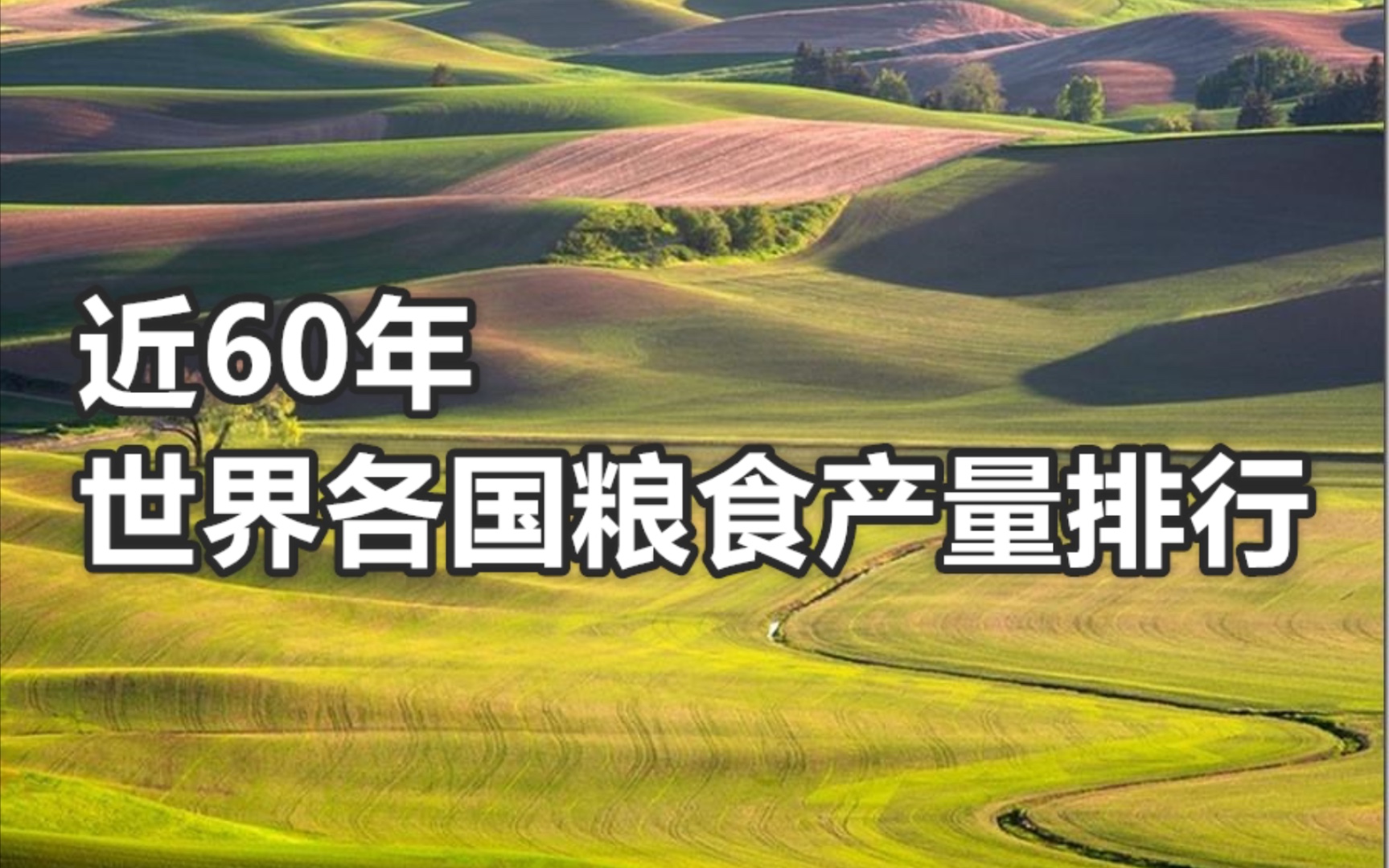 世界各国粮食产量排行