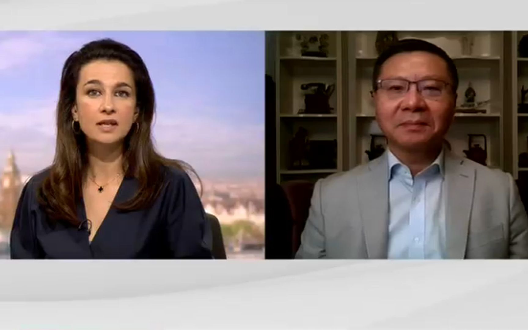 张维为接受BBC采访:香港、新疆、中西方制度都谈了