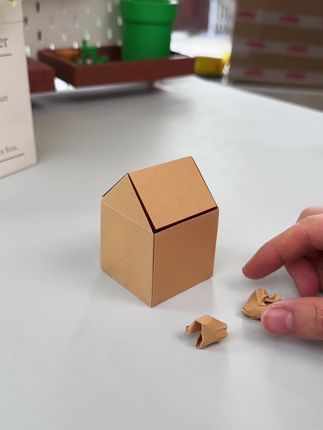 教你折一个桌面迷你垃圾桶,简约又好看,太精致了#手工diy #折纸 #劳动...