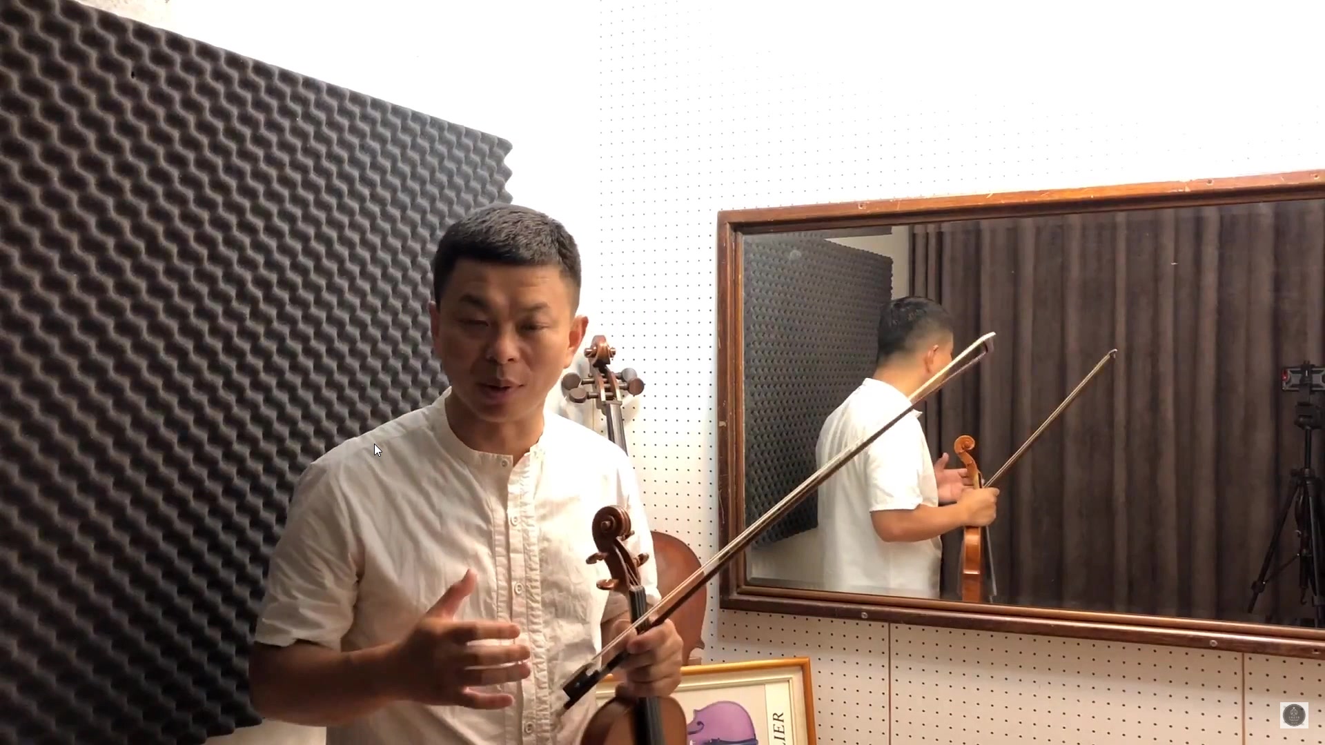 第四堂【 右手运弓贴弦角度 】小提琴教学
