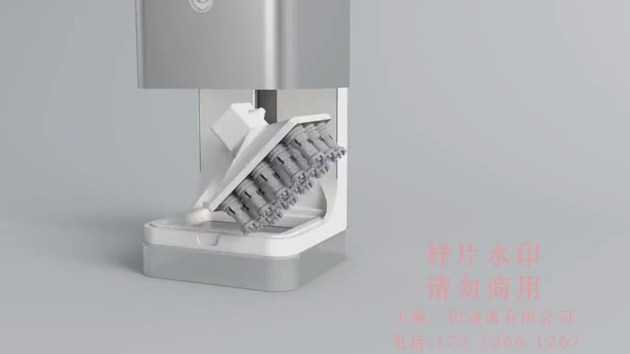 三D打印机三维动画