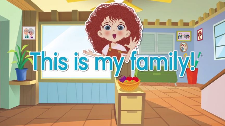 看图片学英文-My family介绍我的家人