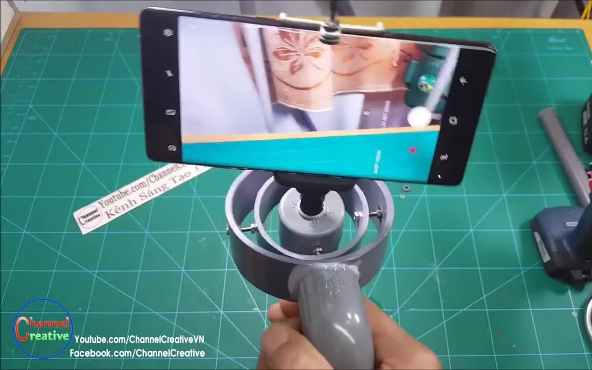 [how to make]如何使用 PVC管制作手机稳定器-Creative Channel