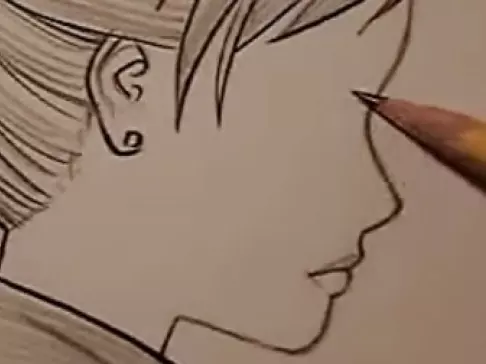 日本动漫漫画技法教程视频-如何画漫画中的脸(三种不同的方法)
