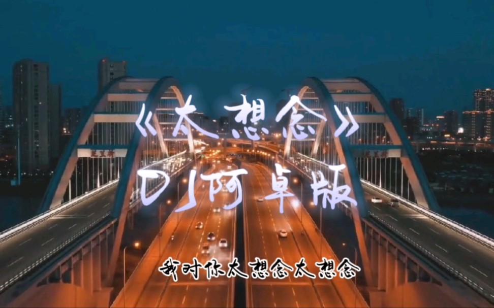《太想念》完整DJ阿卓版 豆包