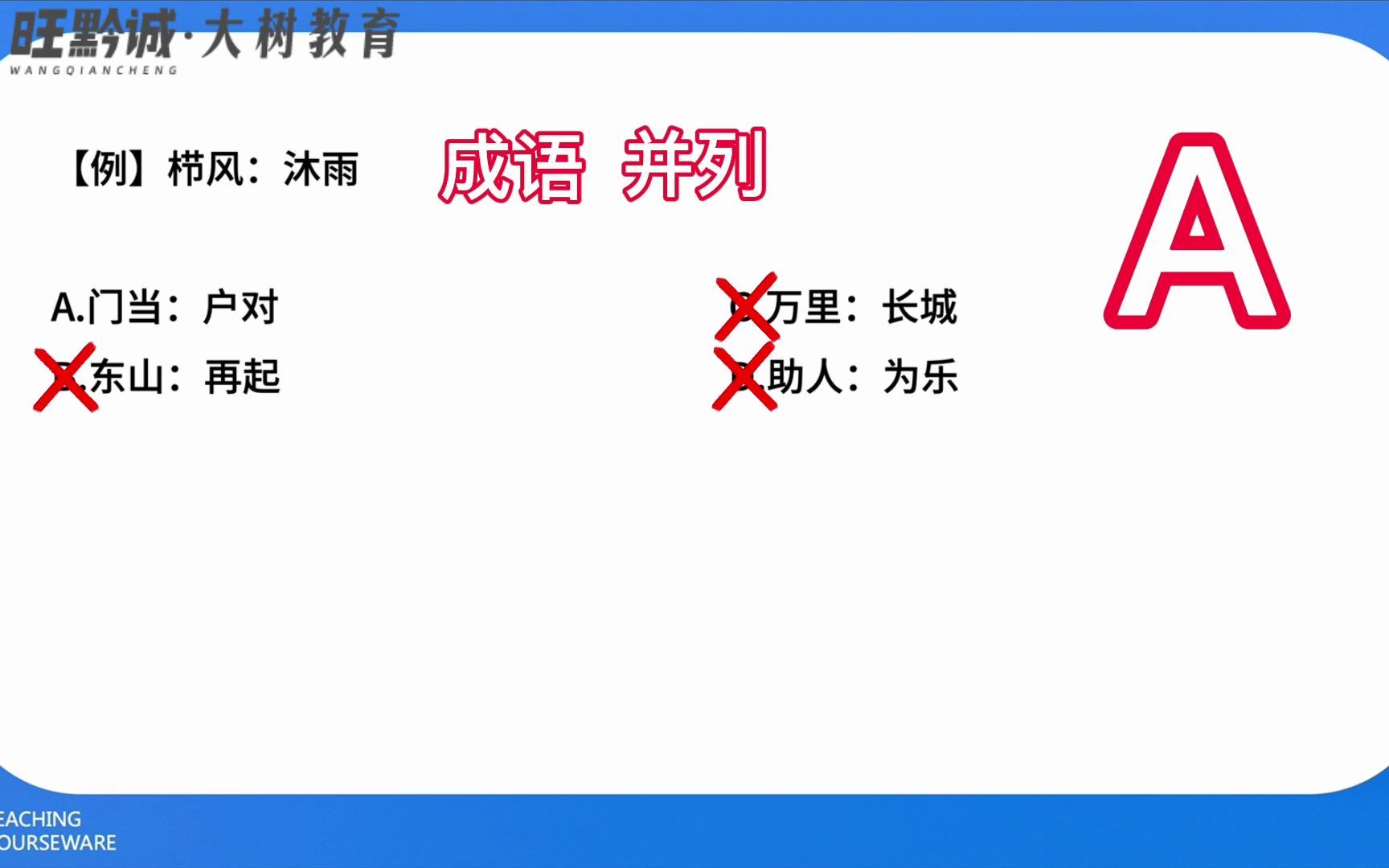 干货-成语拆拆拆之并列关系