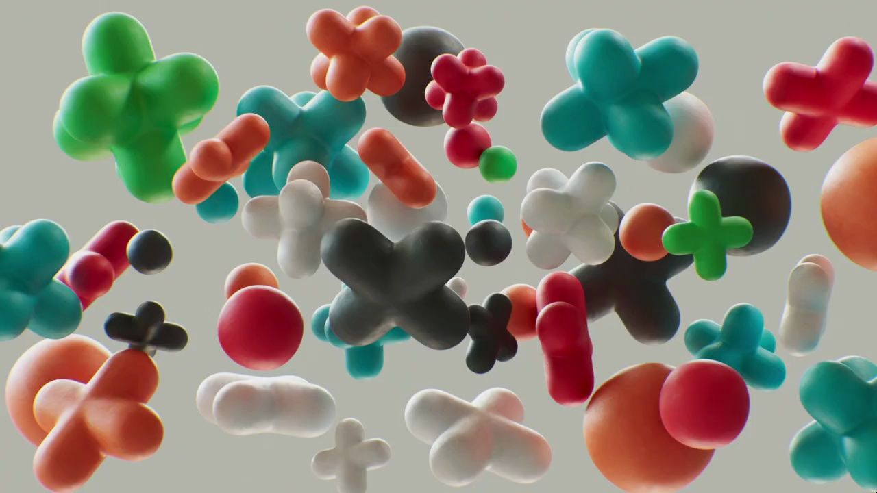 【C4D教程】C4D柔体碰撞动态案例
