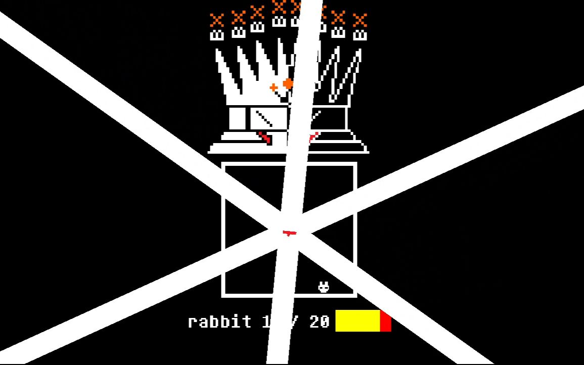 当你学了一周gamemaker studio2后尝试将ut的战斗框架和老师的作业...