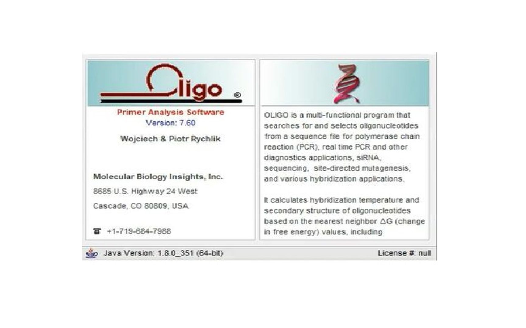 Oligo7 引物设计软件如何免费下载安装,适合新手的