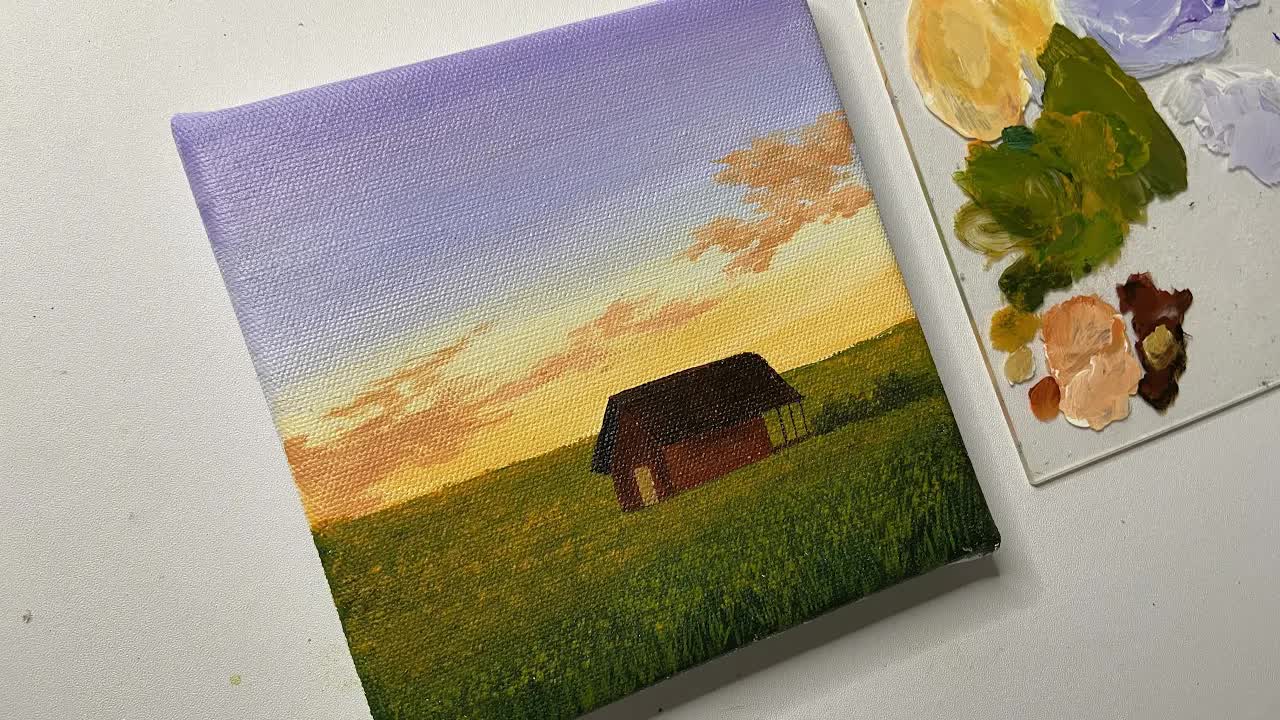 丙烯绘画初学者教程,一学就会系列