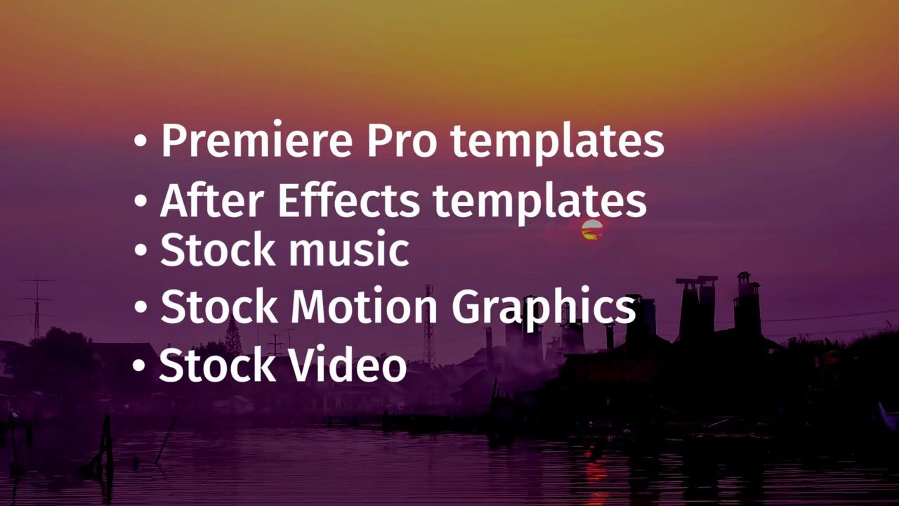 【免费】Pr字幕模板 动画公告栏项目列表文本字幕标题 Pr素材