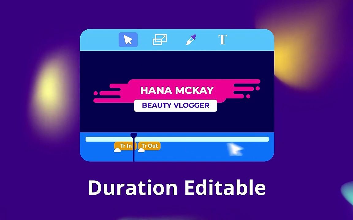 AE模板-100种炫彩缤纷图形字幕条标题动画