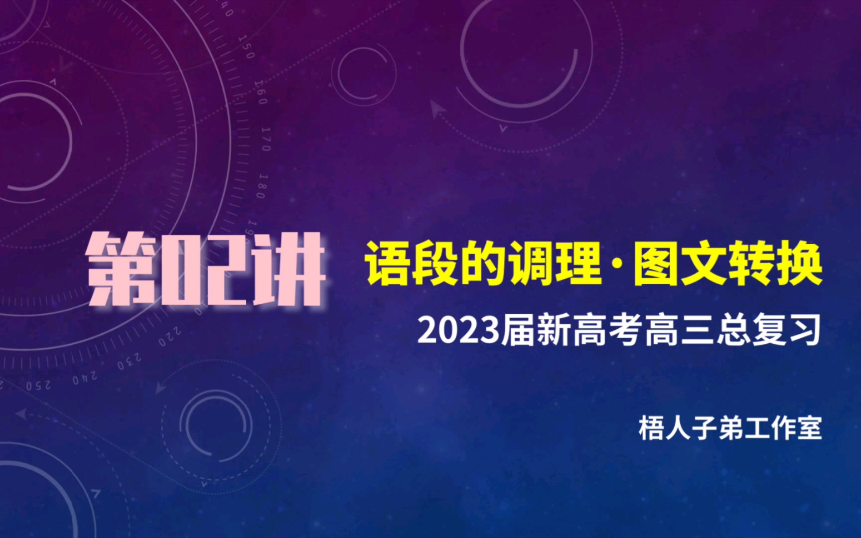 【2023届】语段的调理•图文转换02|2023届新高考高三总复习