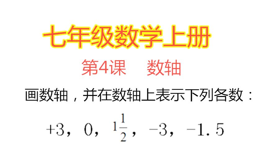 画数轴,并在数轴上表示下列各数:+3,0,-3,1.5
