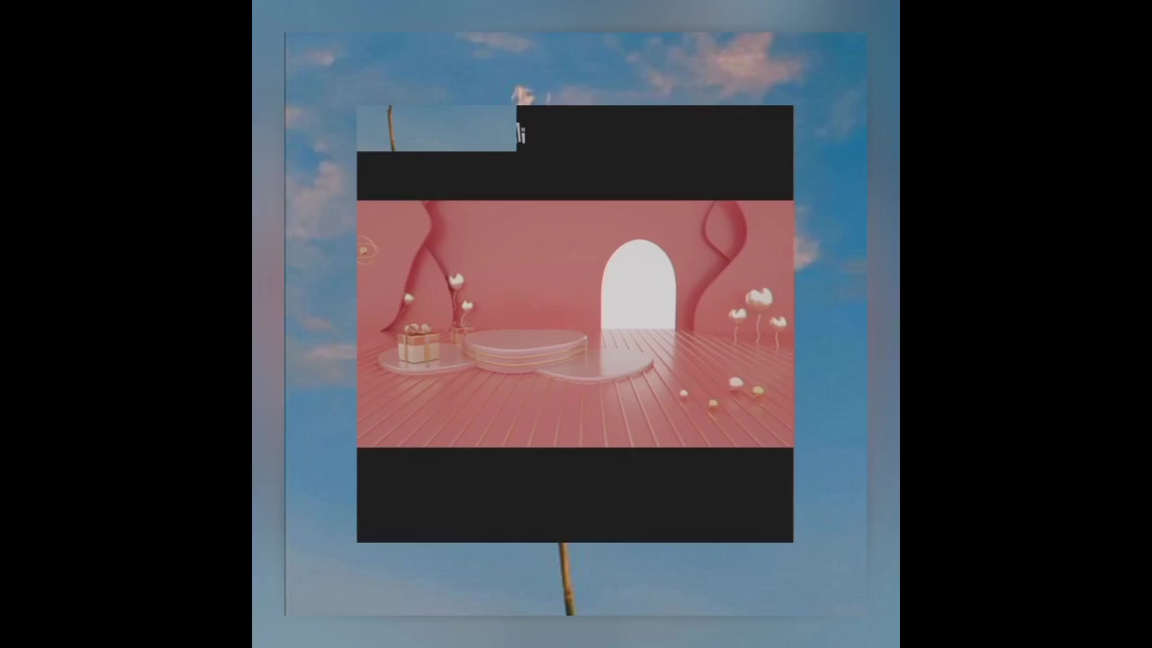 41款电商C4D工程源文件C4D模型库3D立体场景展台banner设计素材
