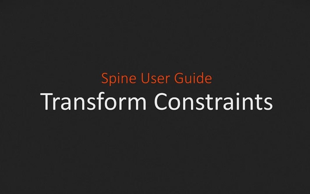 Spine User Guide - Transform Constraints