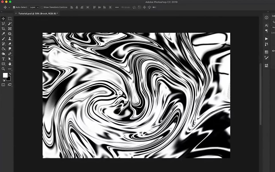 Photoshop制作液体湍流效果